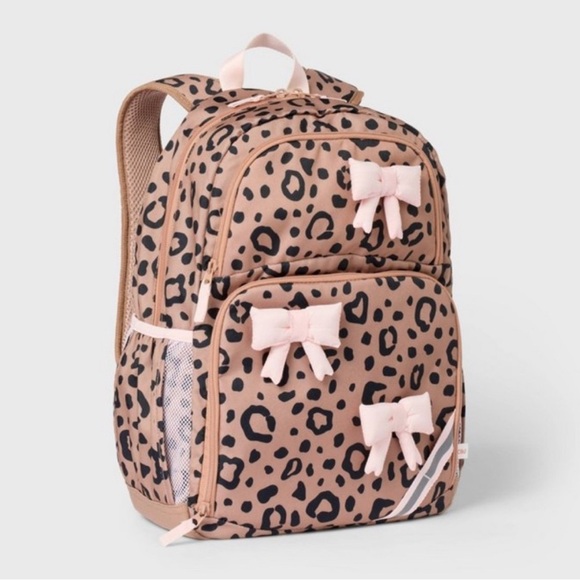 Cat & Jack | Accessories | Nwt Cat Jack Cheetah Leopard Backpack | Poshmark